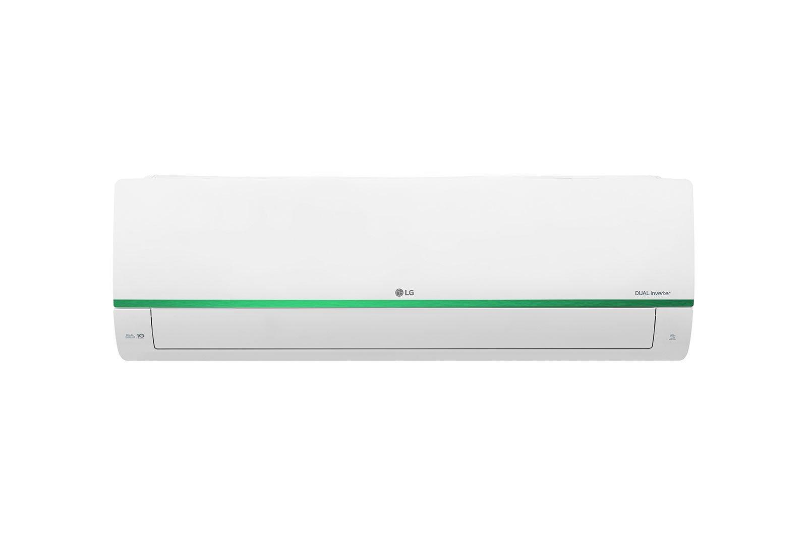 LG Spilt AC, 17,500 BTU, Heat & Cool, Green, Dual Inverter Compressor ...