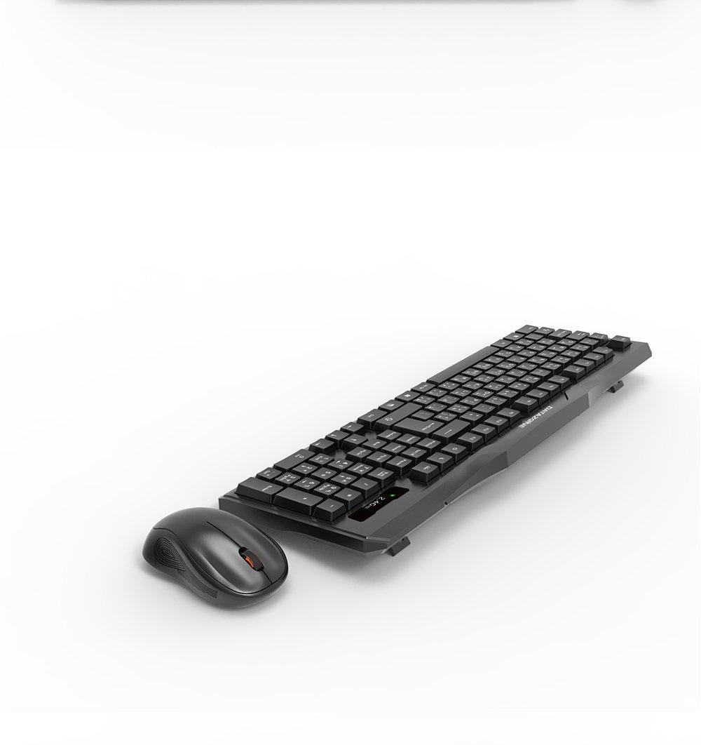 DATAZONE Wireless COMBO Keyboard and Mouse, Black - eXtra