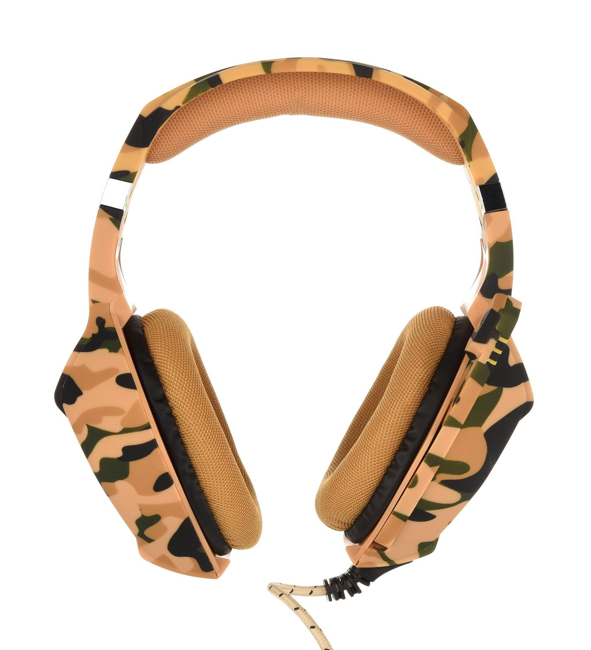 DATAZONE G1500 Wired Gaming Headset, Yellow Camouflage - eXtra