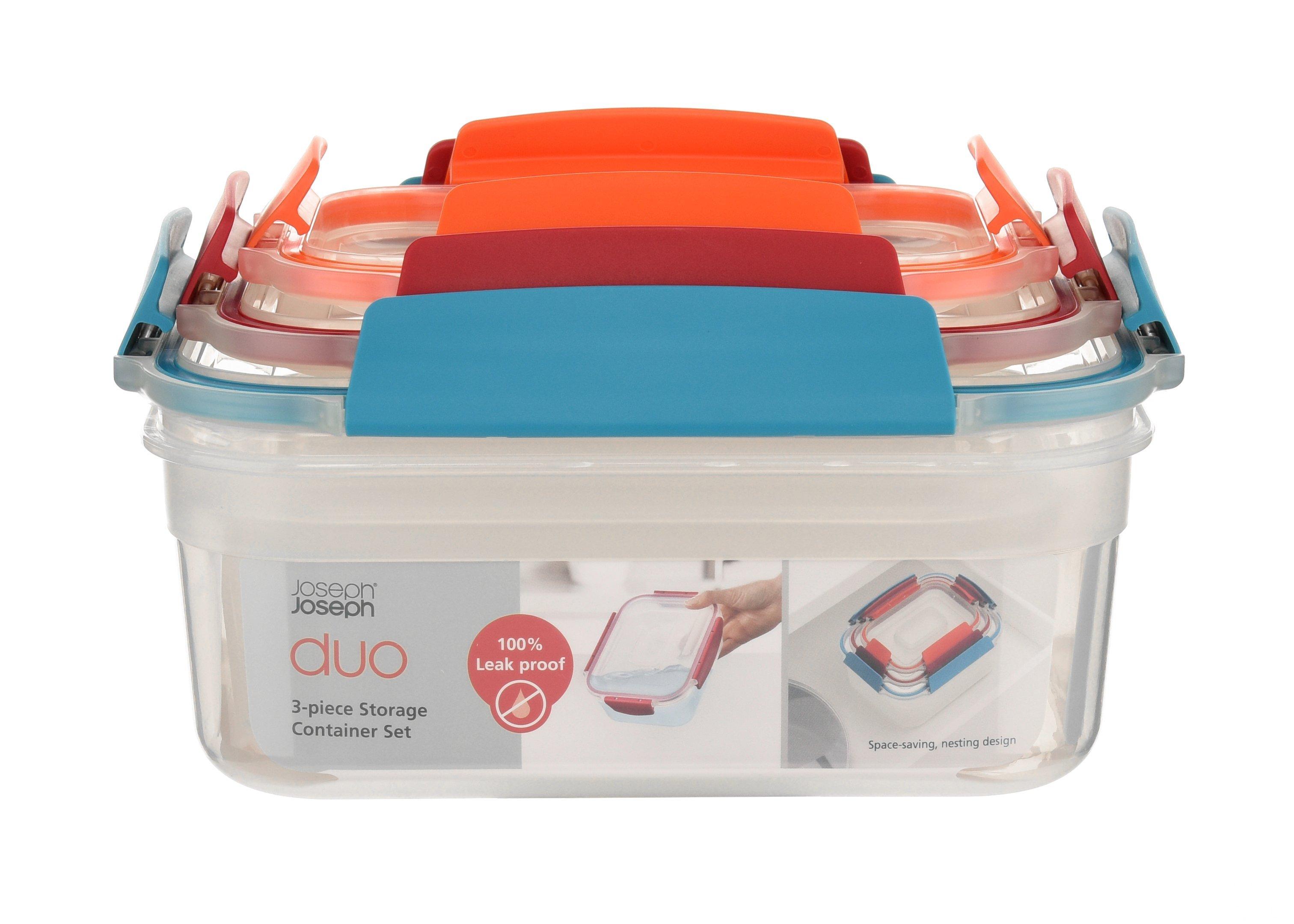Joseph Joseph Duo Storage Container 3 Pcs Set, Multicolour - eXtra