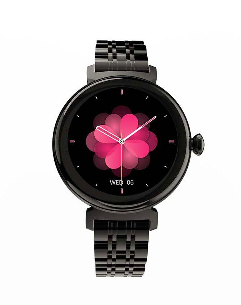 HiFuture Watch AURA, 26mm, Aluminum Case, Steel Strap, Black - eXtra Oman