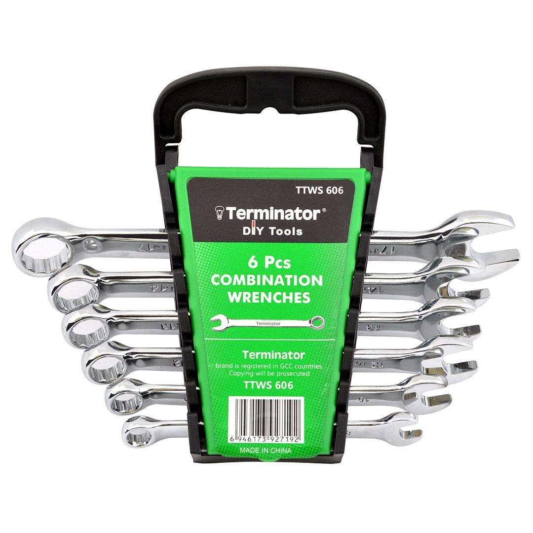 Terminator 6 Pcs Set Wrenches Wrench Silver - eXtra Bahrain