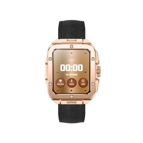 Swiss Military Alps 2 Smart Watch, Rose Gold & Black - eXtra Oman