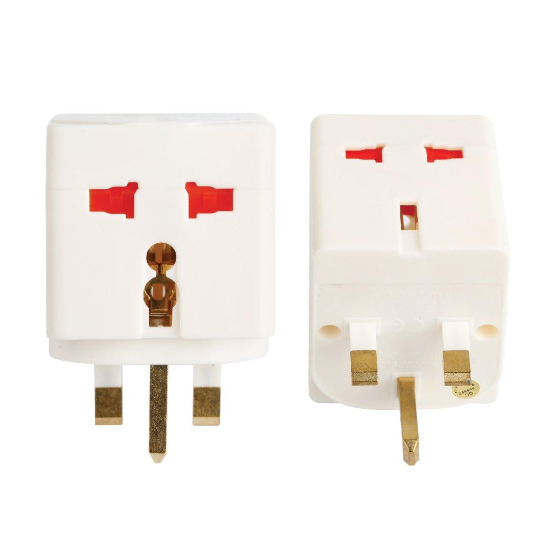 Terminator 3Way 13Amp 3Pin Universal Travel Multi Adaptor white - eXtra ...