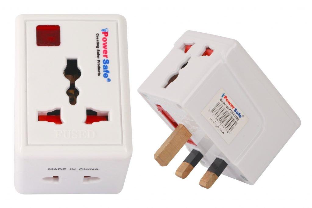 Terminator 3Way 13Amp Multi Universal Adaptor With Fuse White - eXtra ...