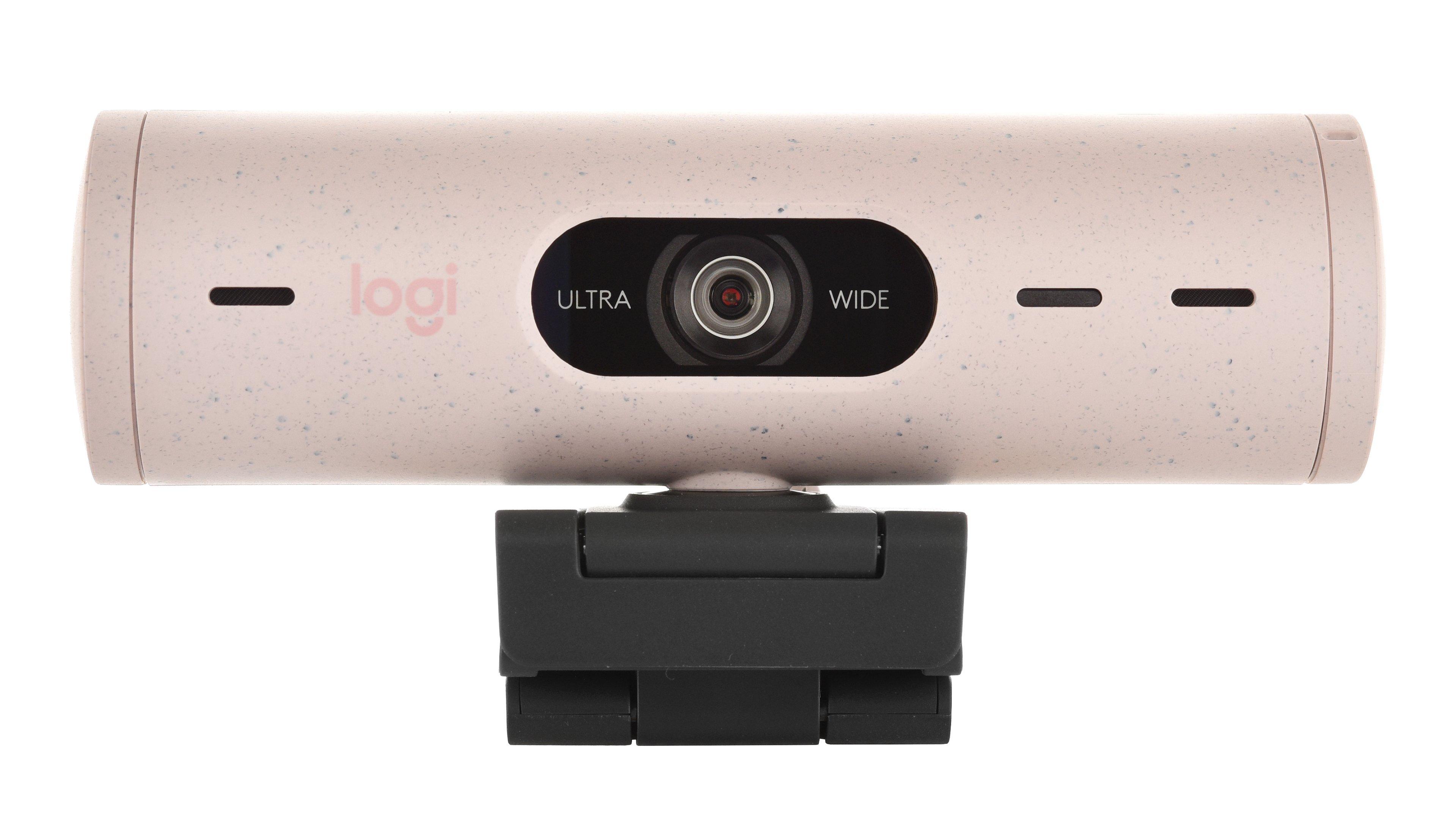 LOGITECH Brio 500 Webcam, FHD 1080p, Shutter, Built-in Mic, Rose - eXtra