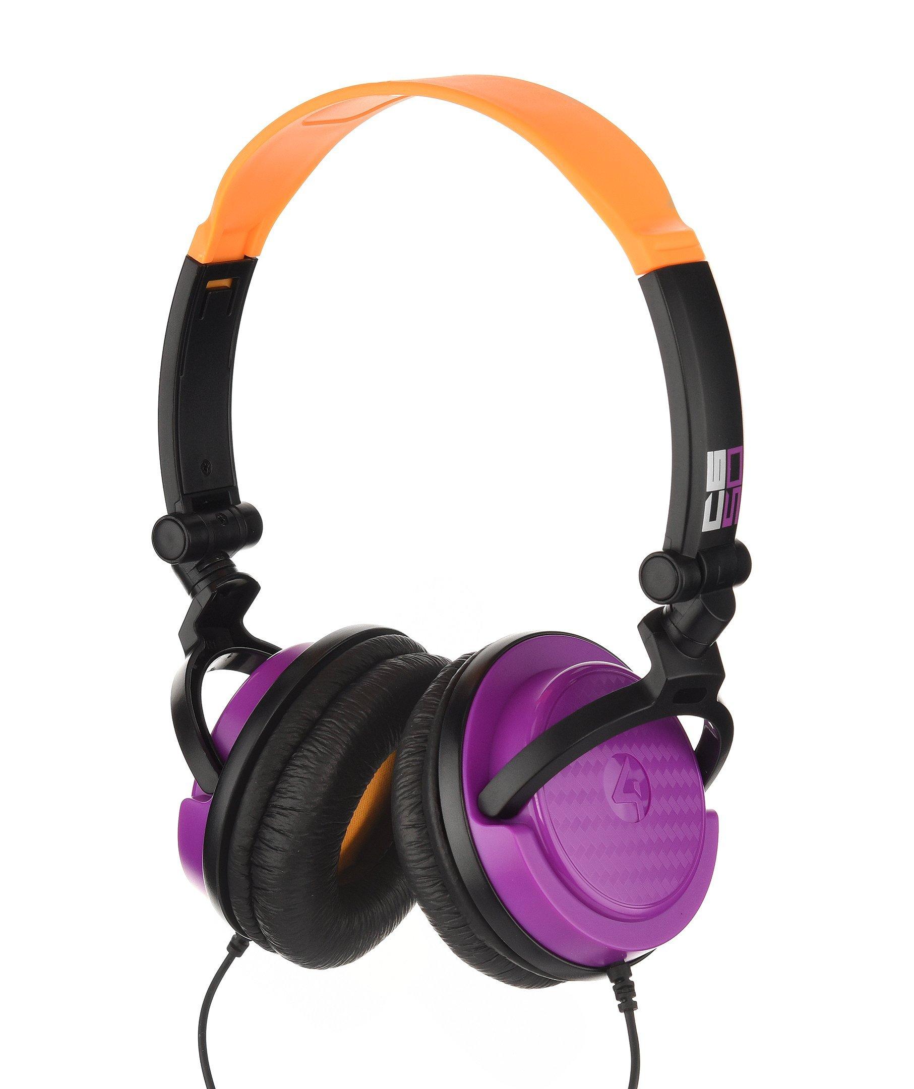 4Gamers ECLIPSE Premium Gaming Headset Orange/purple - eXtra