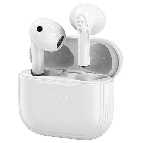 Calk J-03 TWS Earbuds, 20hrs Playtime, Touch Control, White - eXtra Bahrain