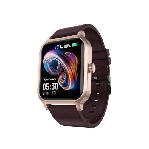 Fastrack Reflex Rave FX Smartwatch, 1.83, Gold/Red - eXtra Oman