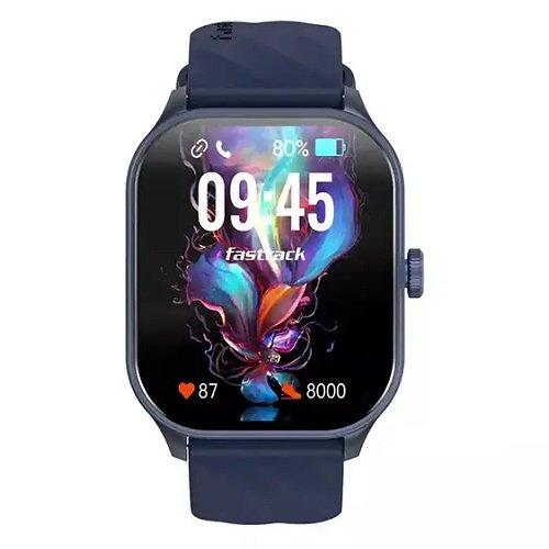 Fastrack Reflex Power Smartwatch, 1.96 inch, 7 days Batterylife, Blue ...
