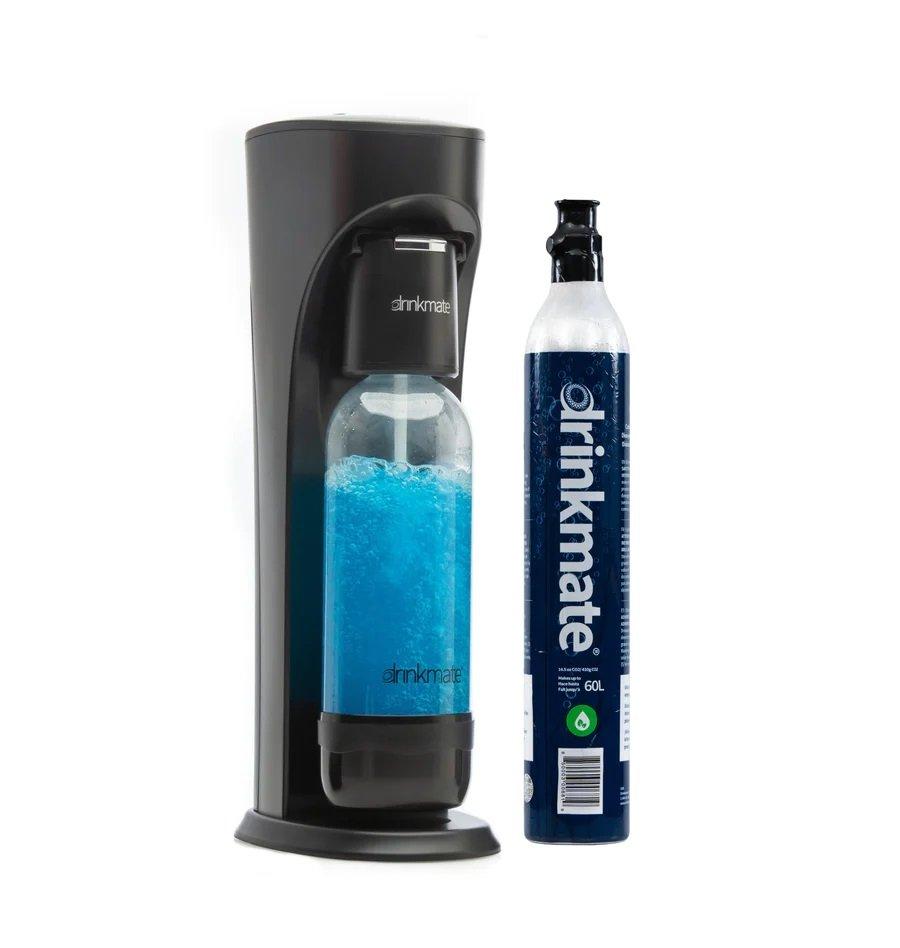 DrinkMate Carbonated With CO2 Drink Soda Maker Cylinder Black - eXtra ...
