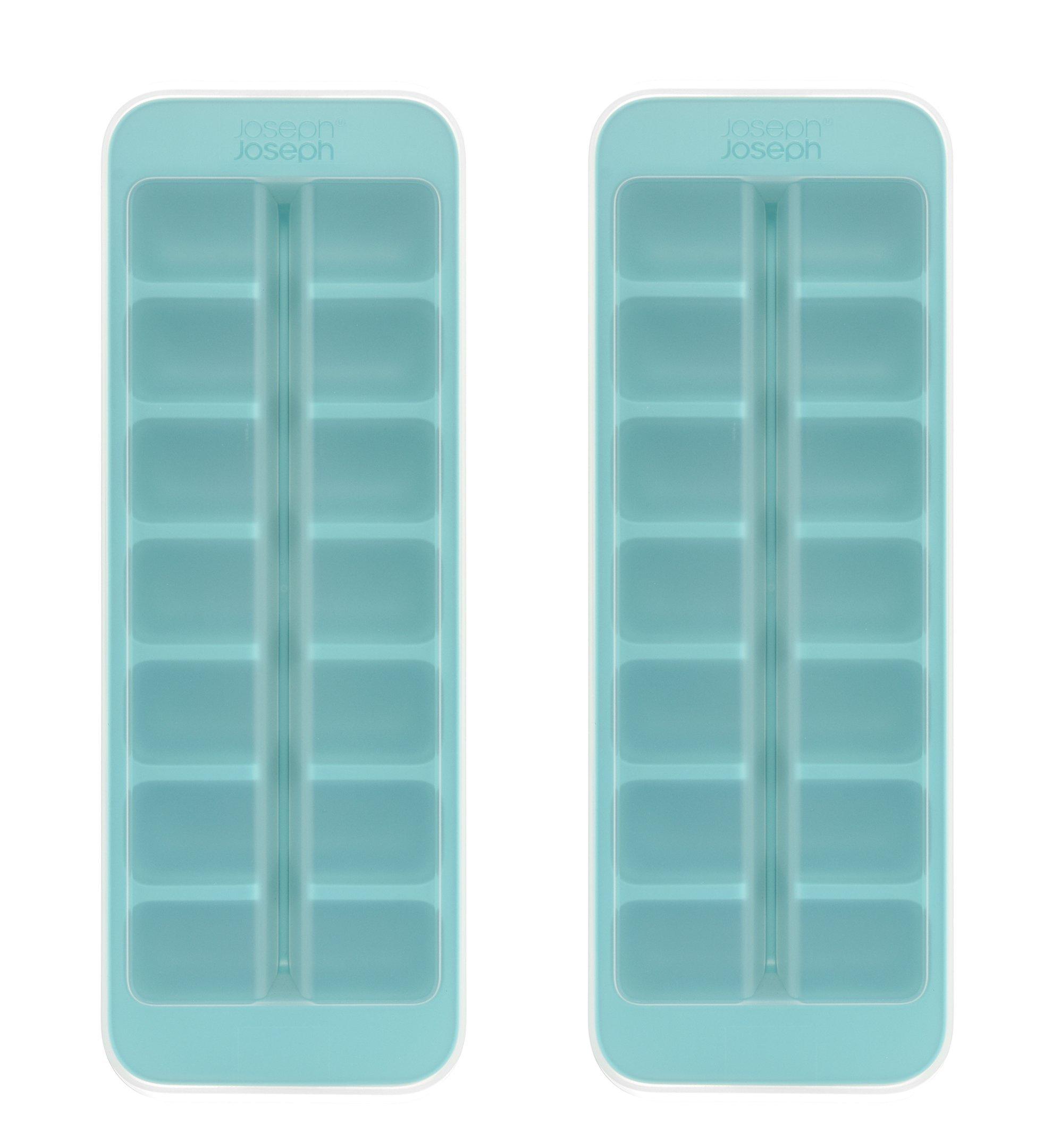 Joseph Joseph, Easy Fill Ice Cube Tray with Lid, Stackable, Large 14 ...