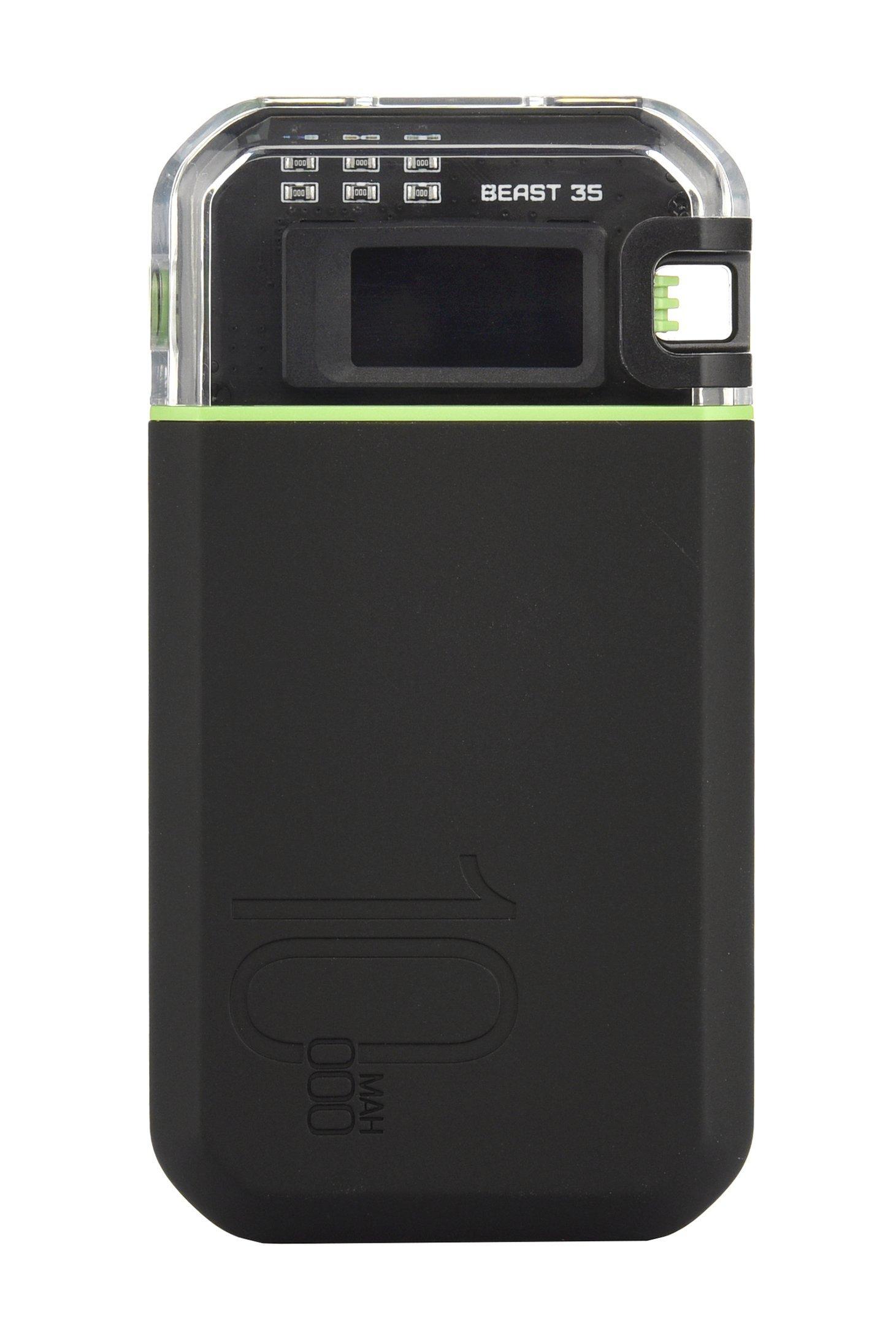 Goui Power Bank 10,000mAh, 35 Watts, Fast Power, Digital Screen, Black ...