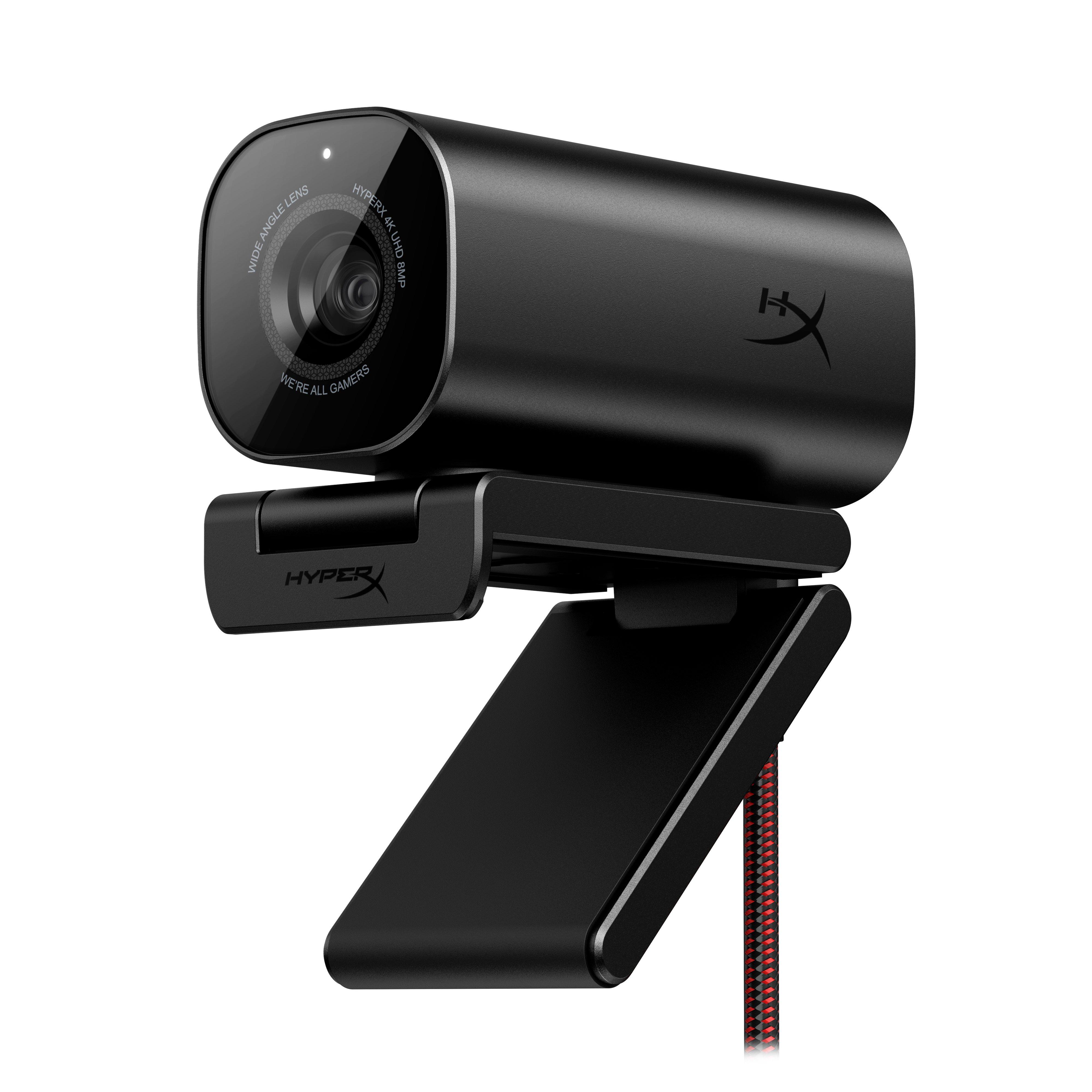 HYPERX Vision S Wired Webcam, 8MP, 4K, USB-C to USB-A, Auto Focus ...