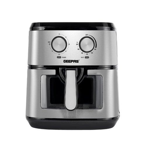 Geepas 9.2 Ltrs Air fryer, 1800 Watts, Grill Function, Black & Silver ...
