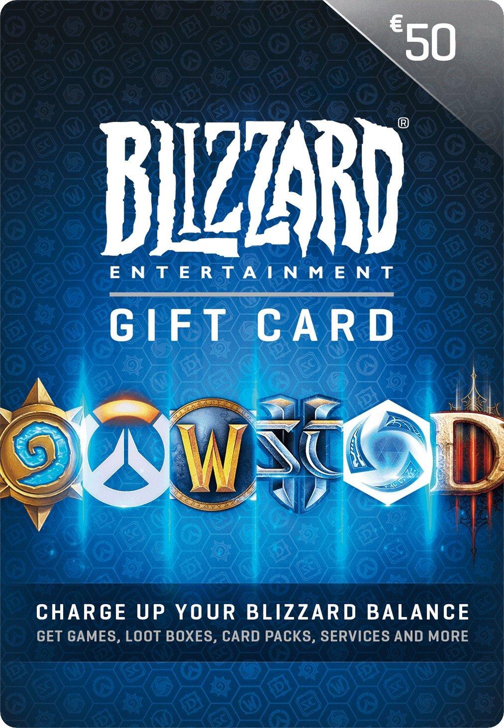 1622--Blizzard Card 50$, Digital Card, Digital Code , Delivery By Email ...