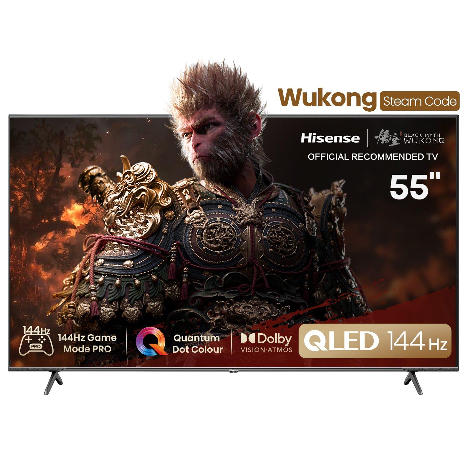 Hisense, 55 inch,4K Smart TV, QLED, 120 Hz price in Saudi Arabia ...