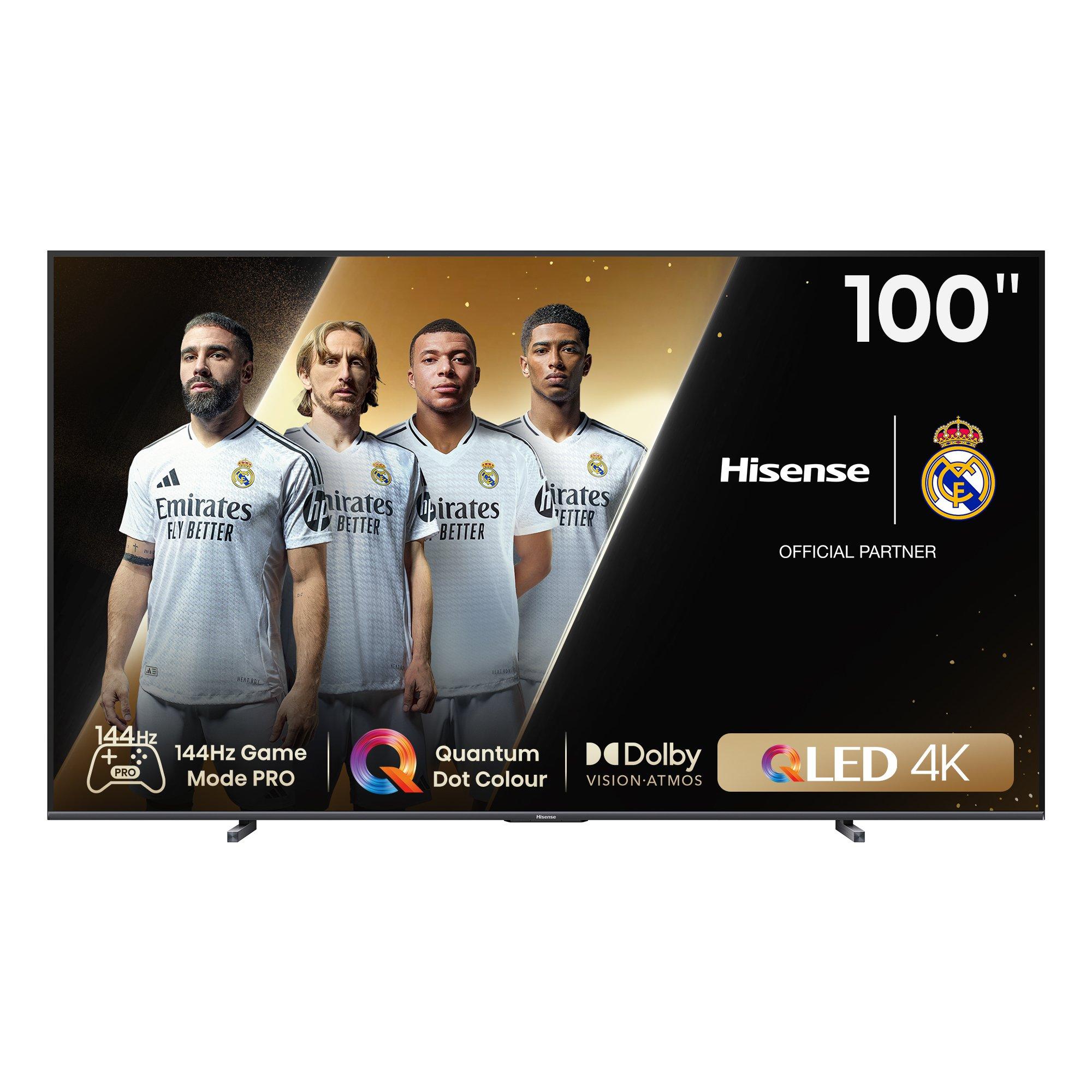 Hisense, 100 inch,QLED, 4K Smart TV, QLED, 120 Hz, HDMI 4, USB 2 price ...