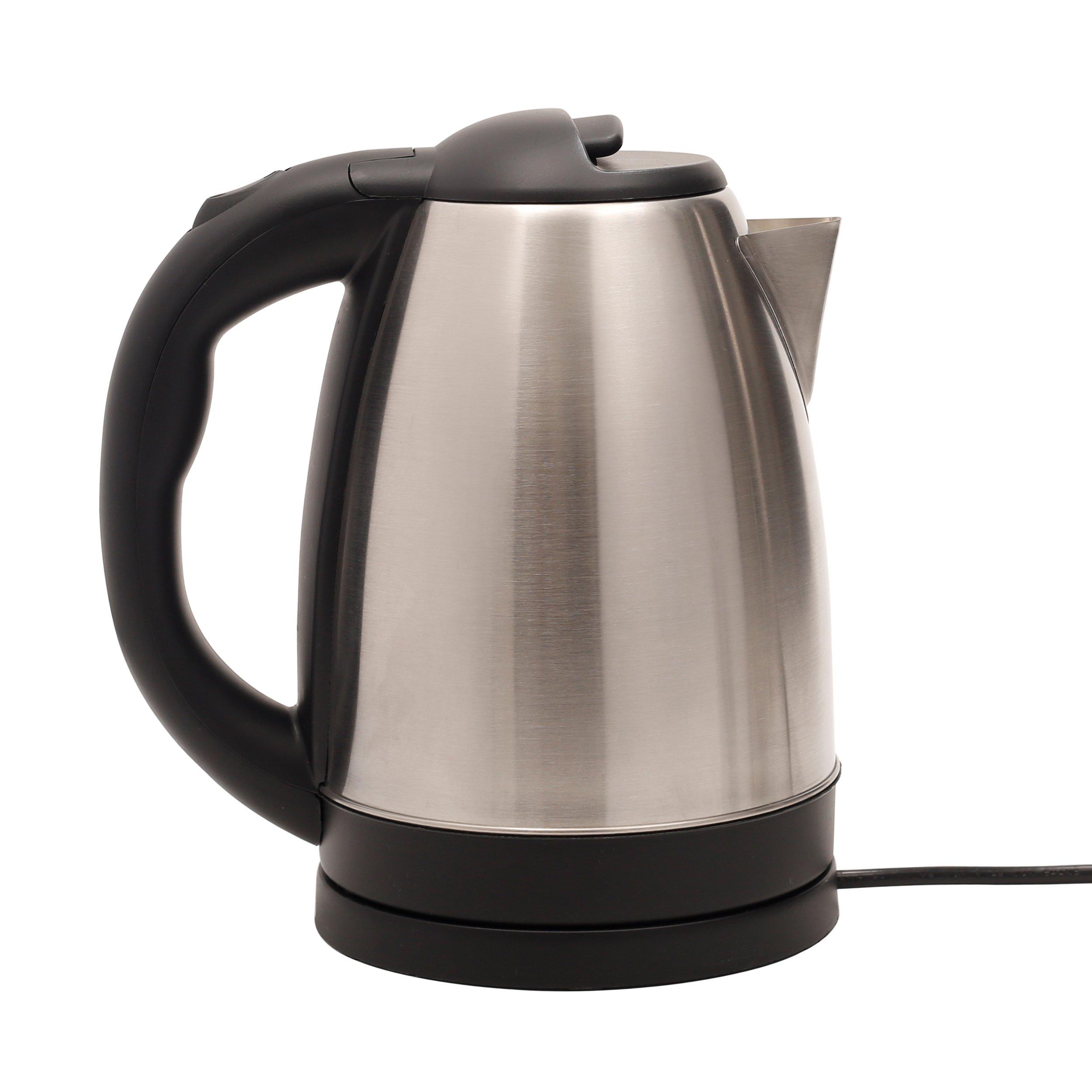 Clikon 1.8L Stainless Steel 500W Kettle Black/Silver - eXtra Bahrain