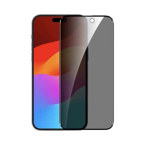 Helix Privacy Screen Protector For iPhone 15 Pro Max, Black - eXtra Oman