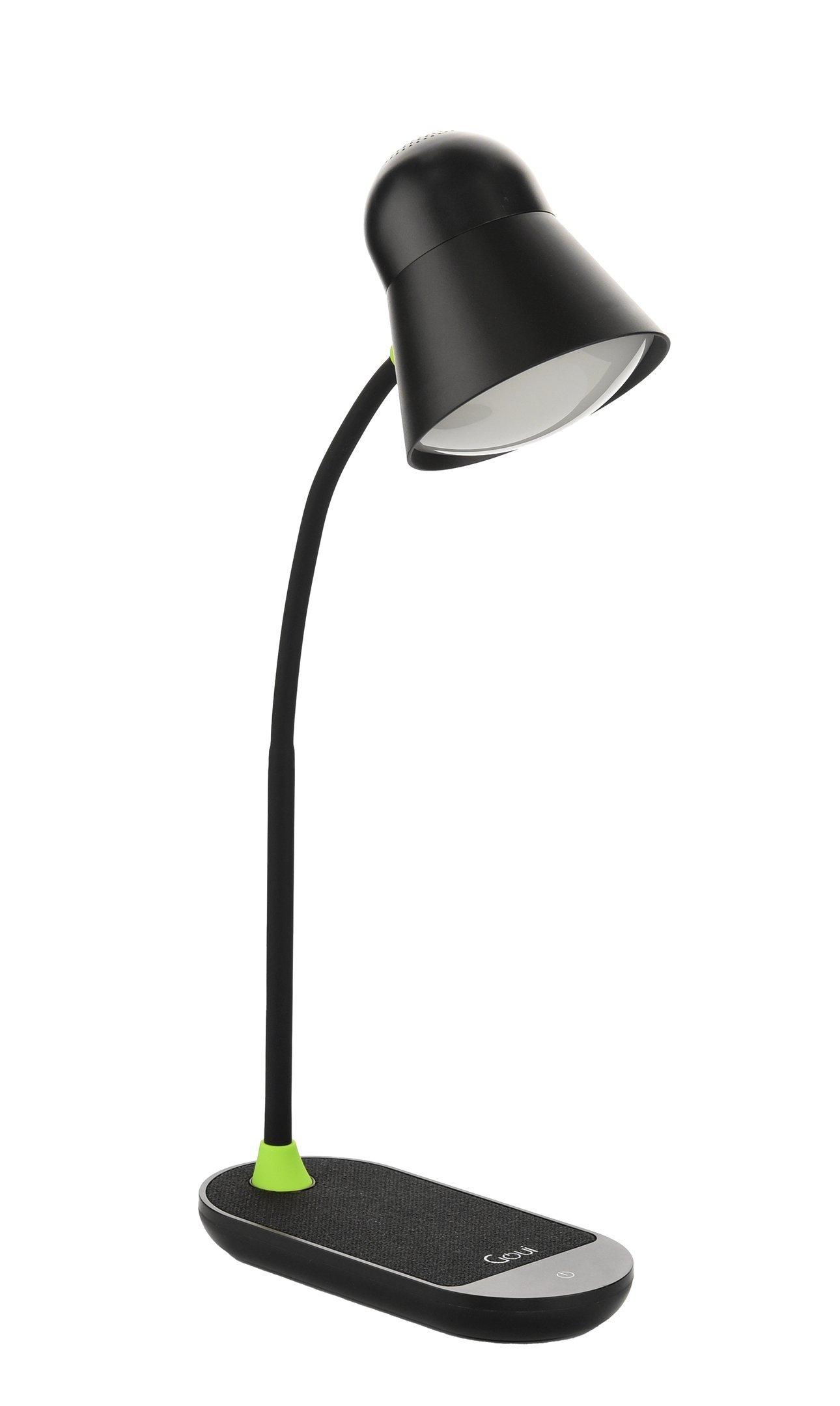 GOUI Wireless Charger and LED Table Lamp and Speaker, Black - eXtra