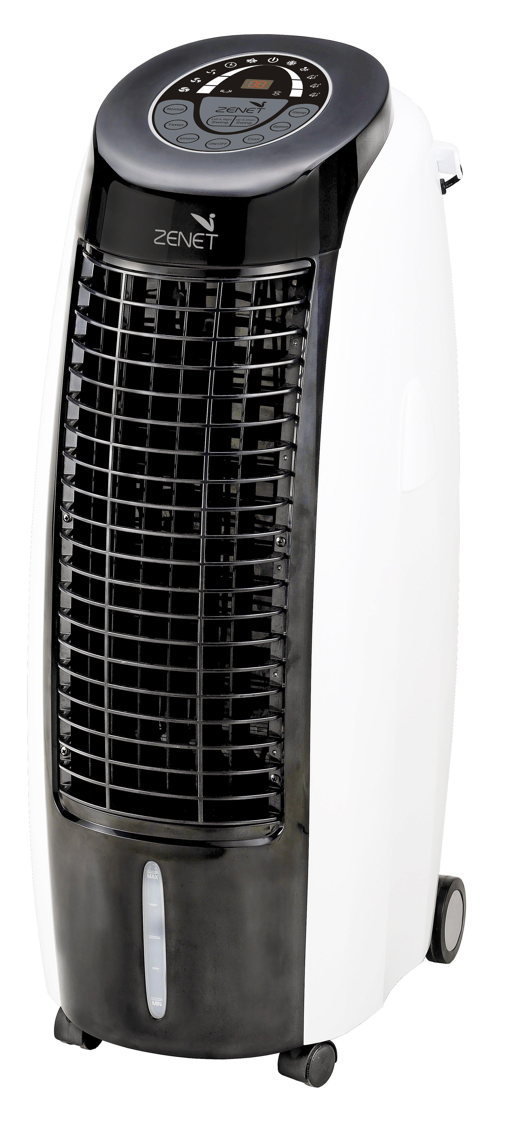 Zenet, 15.0L, Medium Portable Air Cooler, 130W, Black/White - eXtra Bahrain