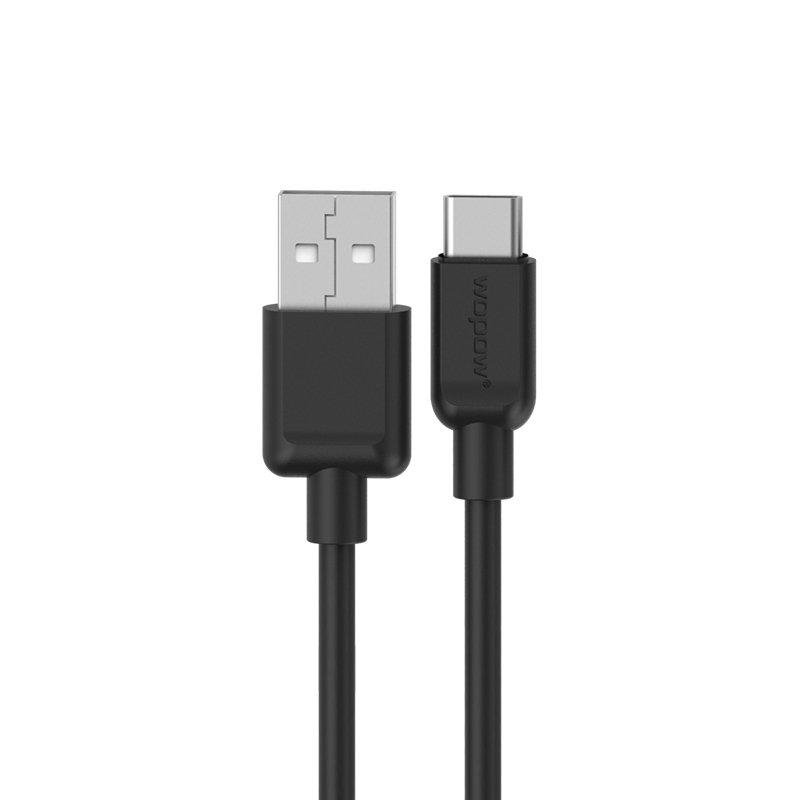 WOPOW Cable Type-C to Type-C, 1M, Black - eXtra