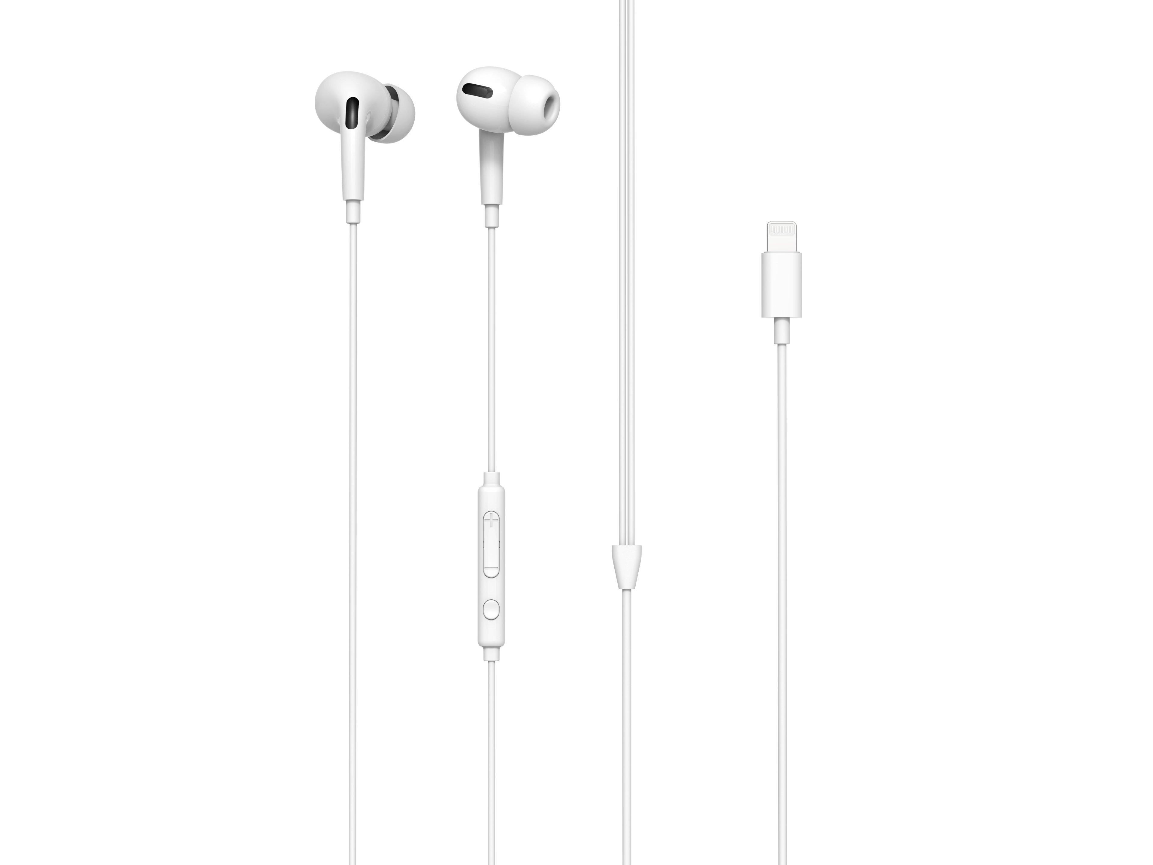 Levore Wired Earphones, White - eXtra