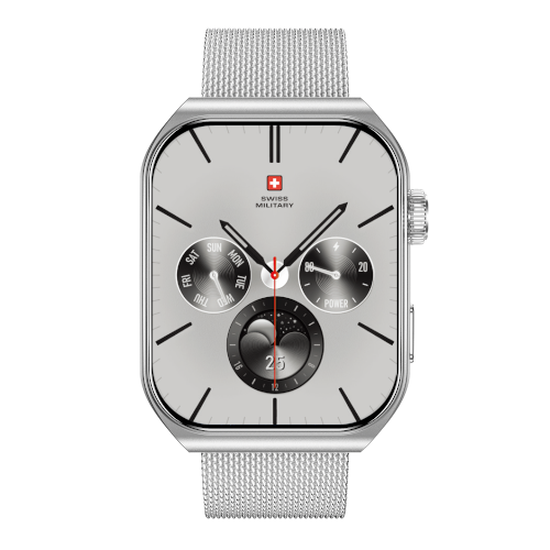 Swiss Military ALPS 3 Smartwatch, 49MM, Silver - eXtra