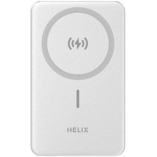 Helix 5000mAh MagSafe Powerbank, White - eXtra Oman