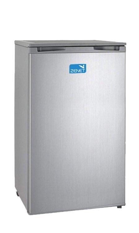 Zenet 110L Single Door Refrigerator Silver - eXtra Bahrain