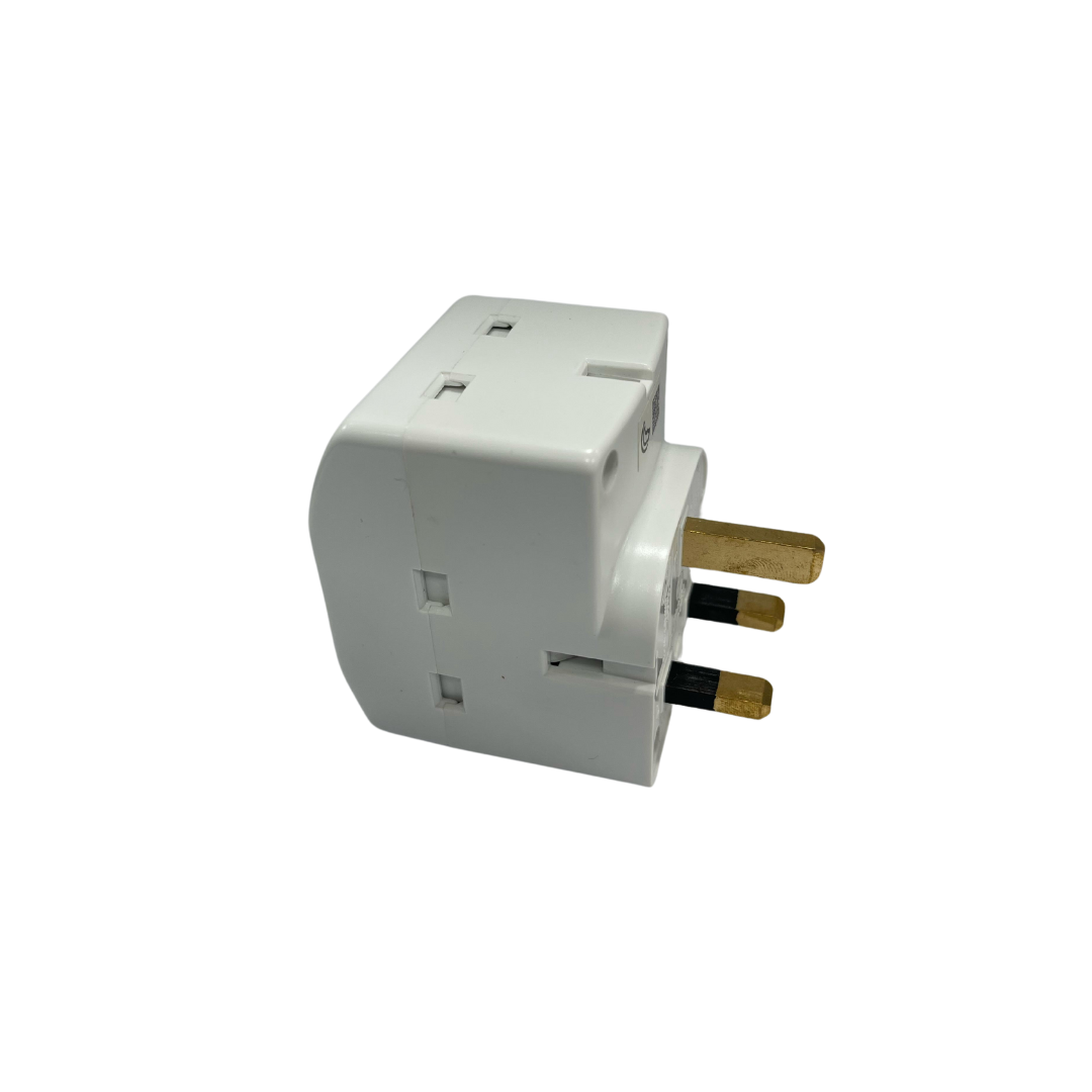 Philips Multi socket 13A UK plug 3 way plugs extension White - eXtra ...