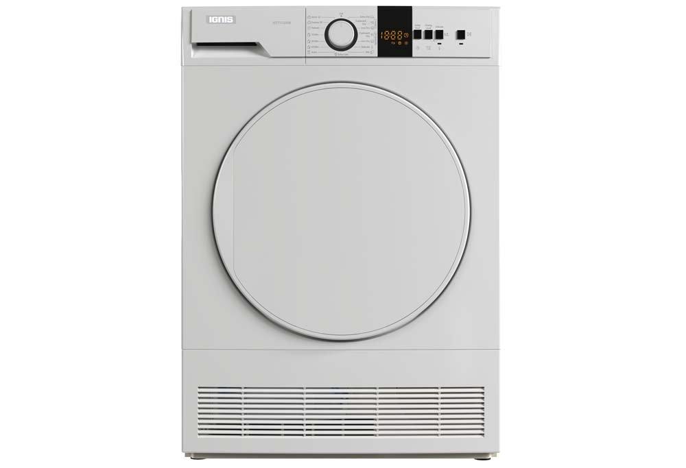 Ignis, 7KG, Front Load Condenser Dryer, White - eXtra Bahrain