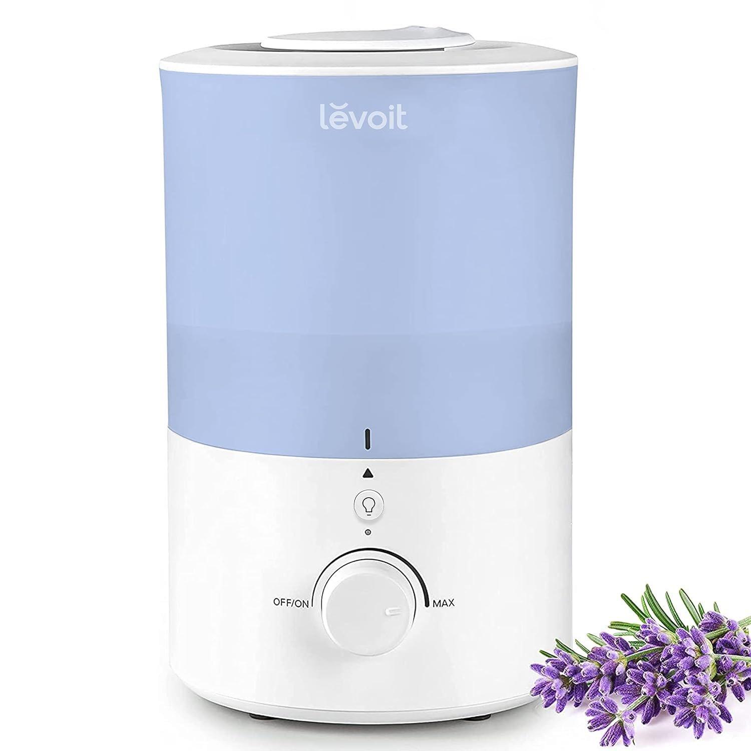 Levoit humidifier, Cool Mist Top Fill, 3L Water Tank with Essential Oil ...