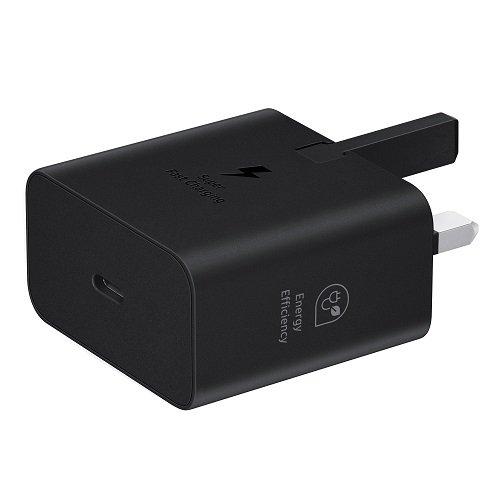 Samsung 25 Watts Power Adapter, Black - eXtra Oman