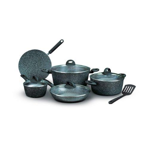 Homeway 10 Pcs Marble Cookwre Set, Assorted - eXtra Oman