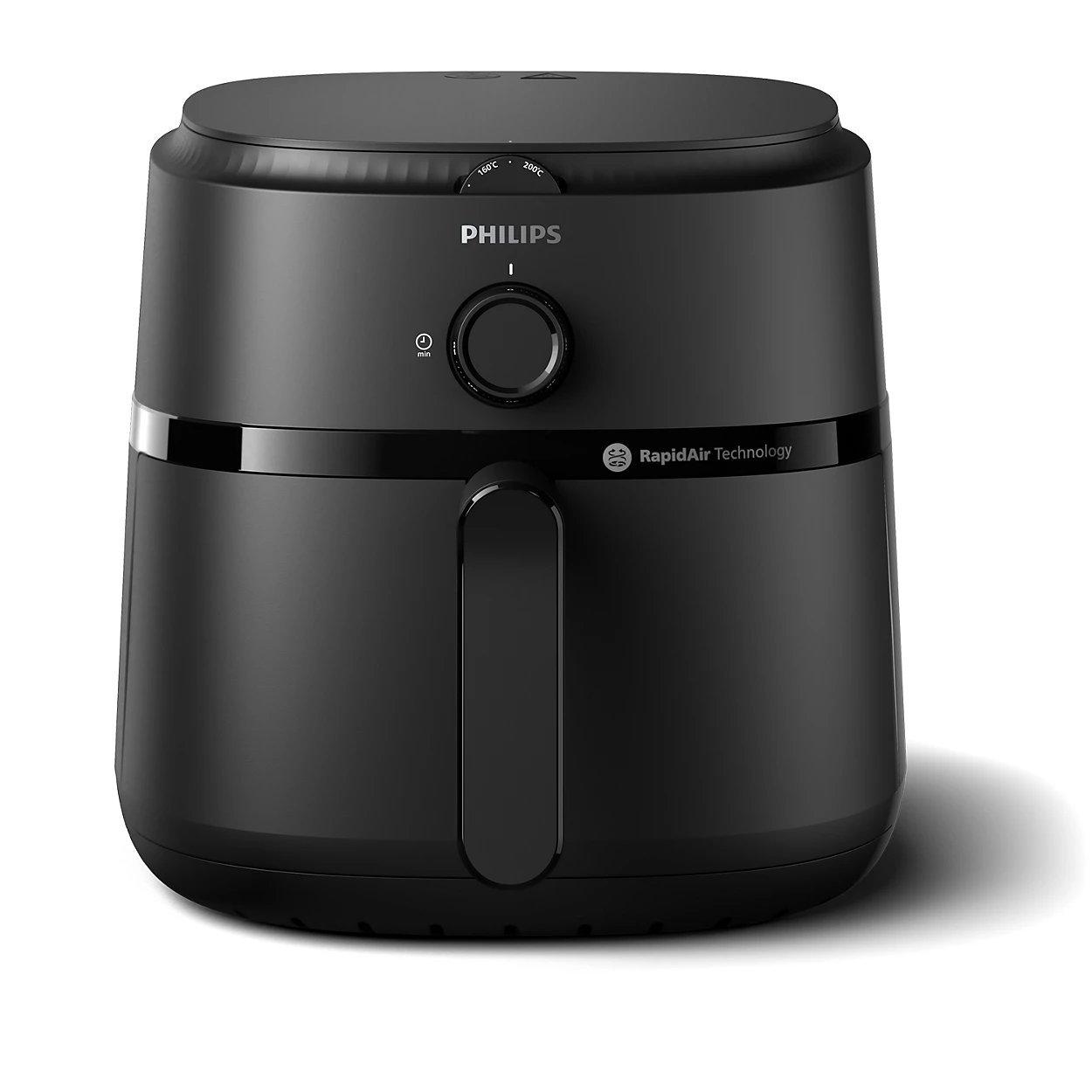 Philips, 6.2L, Manual 1000 Series Air Fryer, 1700W, Black - eXtra Bahrain