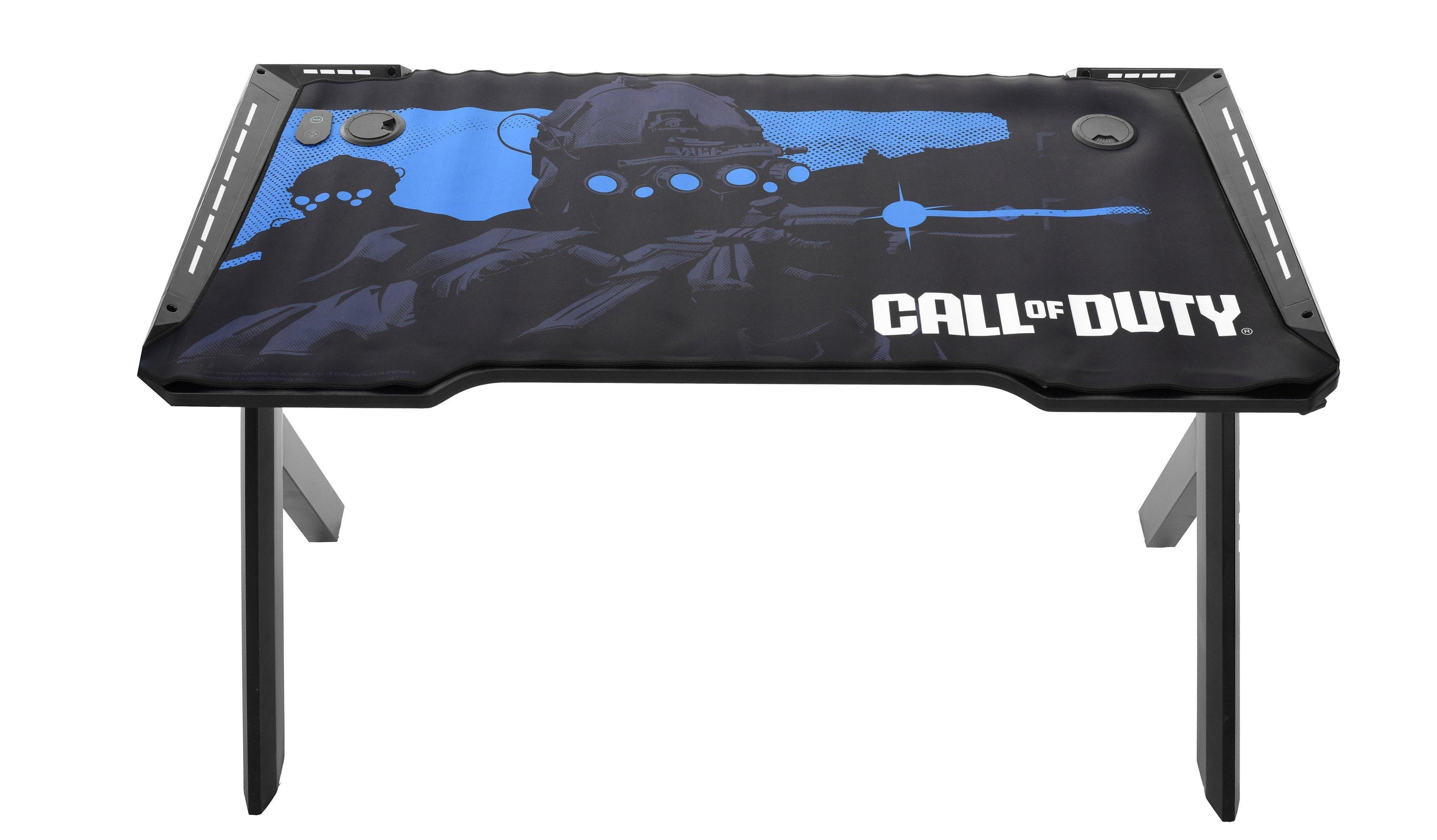 GAMEON, Call Of Duty, Gaming Desk, Black / Blue - eXtra