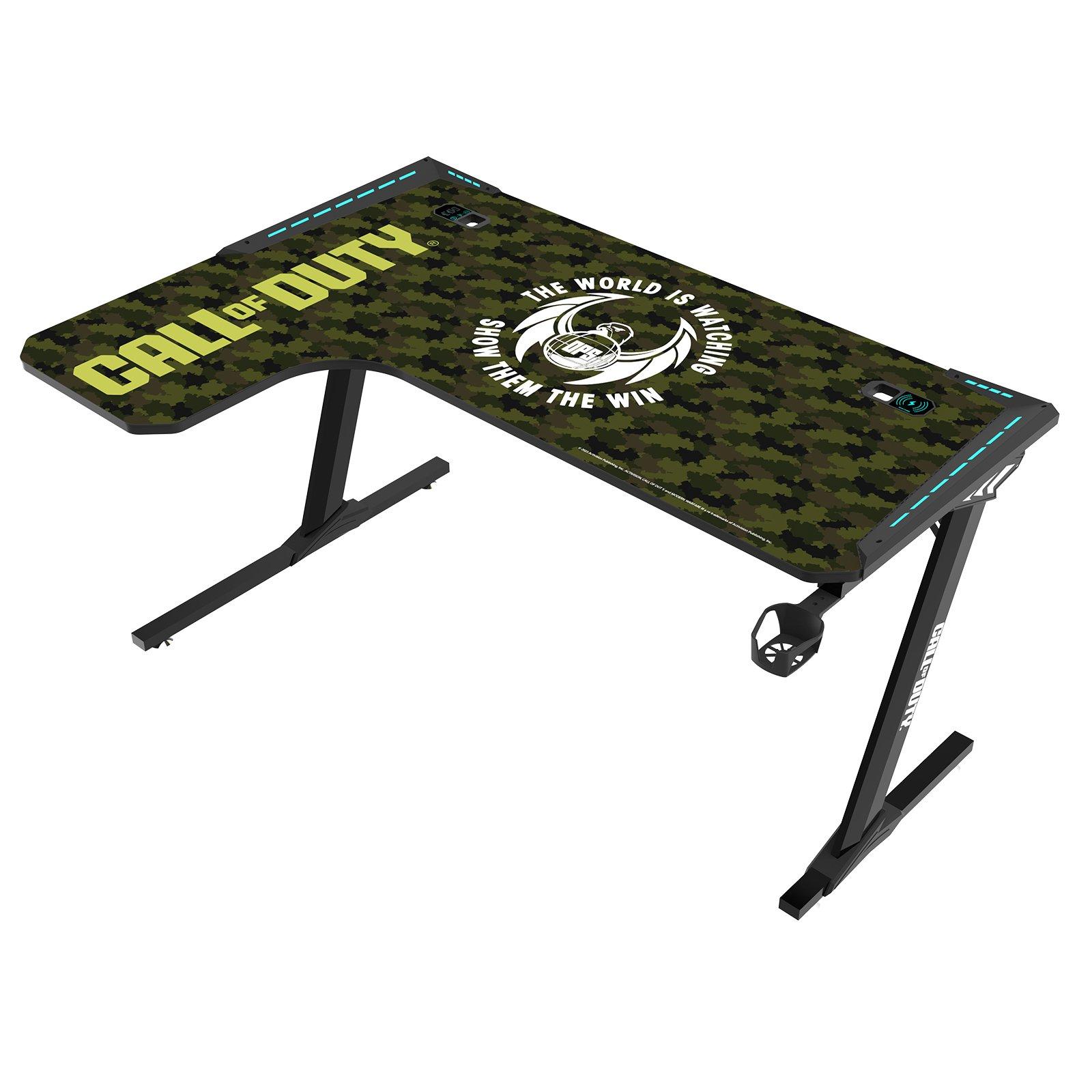GAMEON, Call Of Duty, Gaming Desk, Green - eXtra