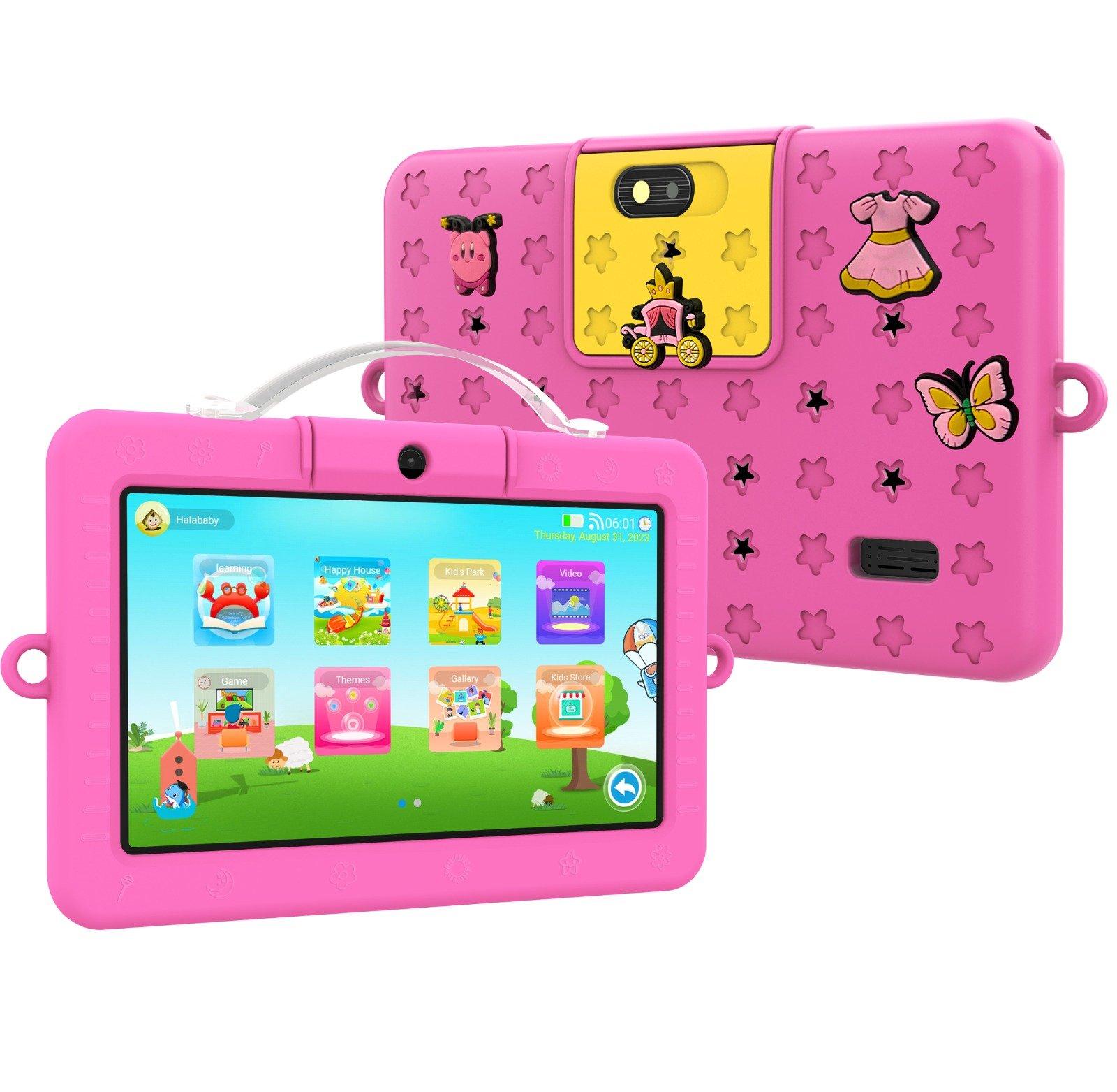OTEETO TAB 5 Kids, 128 GB, WIFI, 7 Inch,With Kids Case, Black and Pink ...