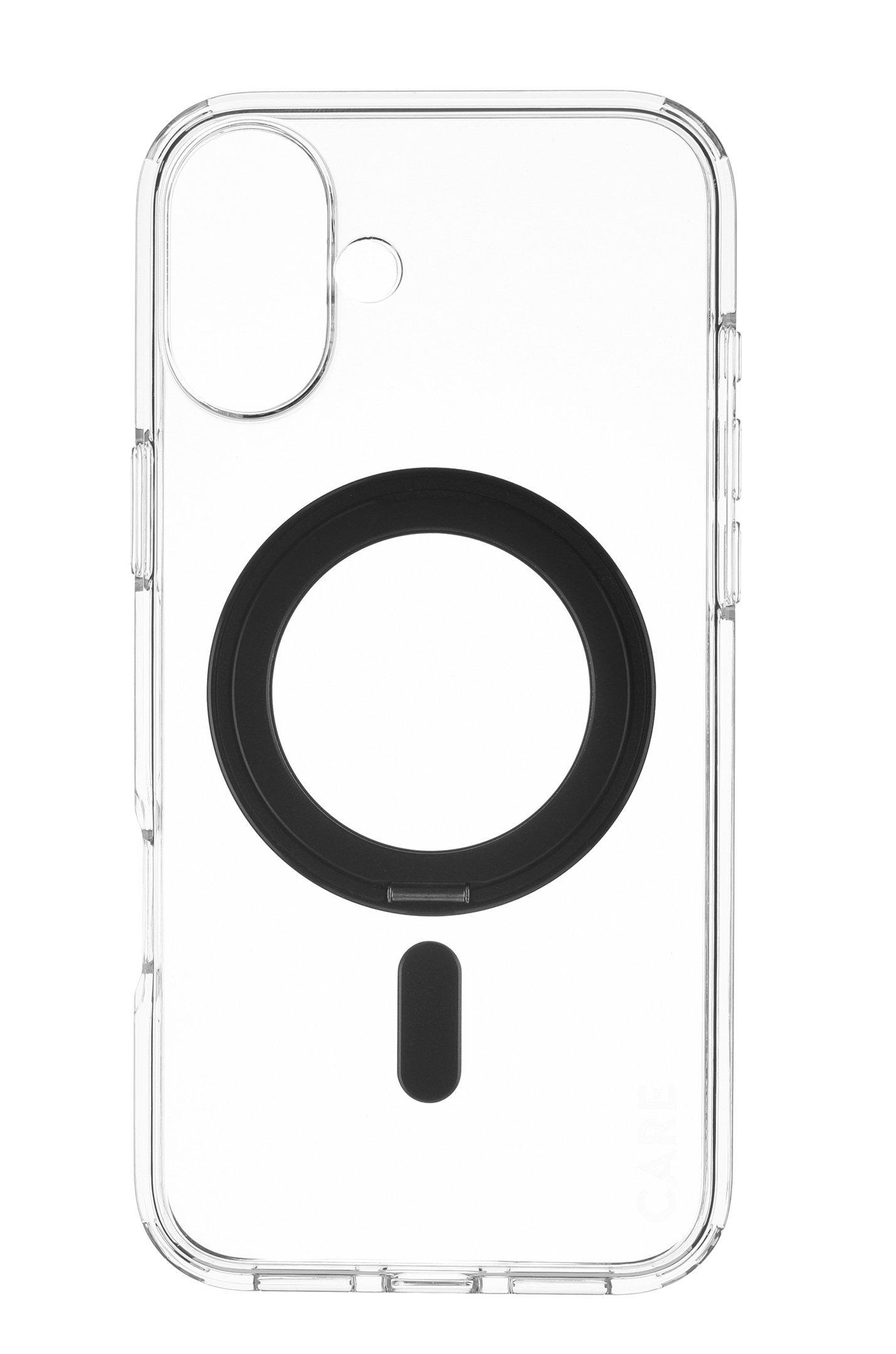 CARE by PanzerGlass Case Kickstand with MagSafe for iPhone 16, Black ...