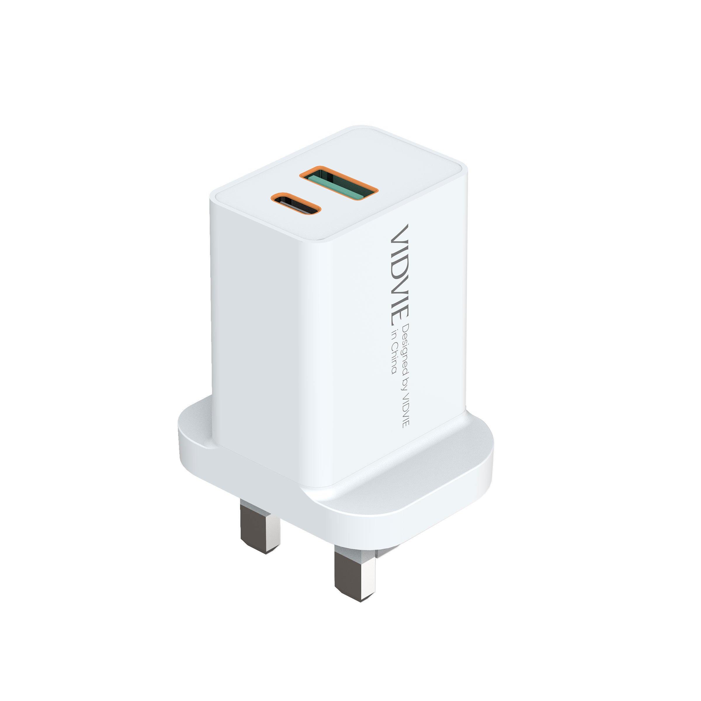 VIDVE Charger Adaptor 20W, White - eXtra