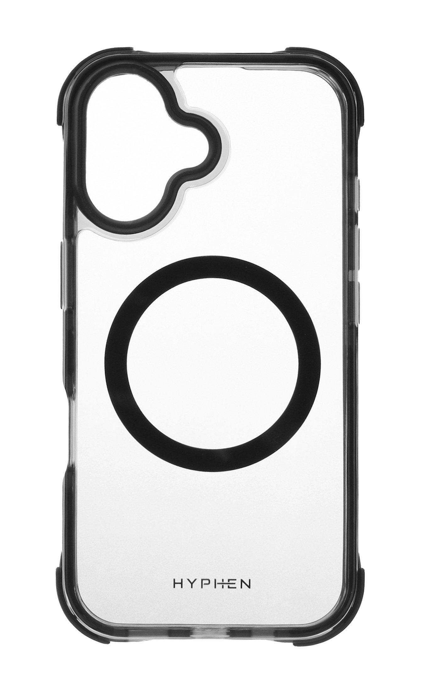 HYPHEN HUES Bumper MagSafe Case for iPhone 16, Black - eXtra