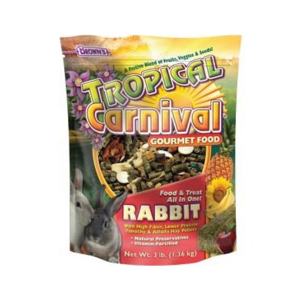 Brown's, Tropical Carnival Rabbit Food , 2.27 Kg - eXtra