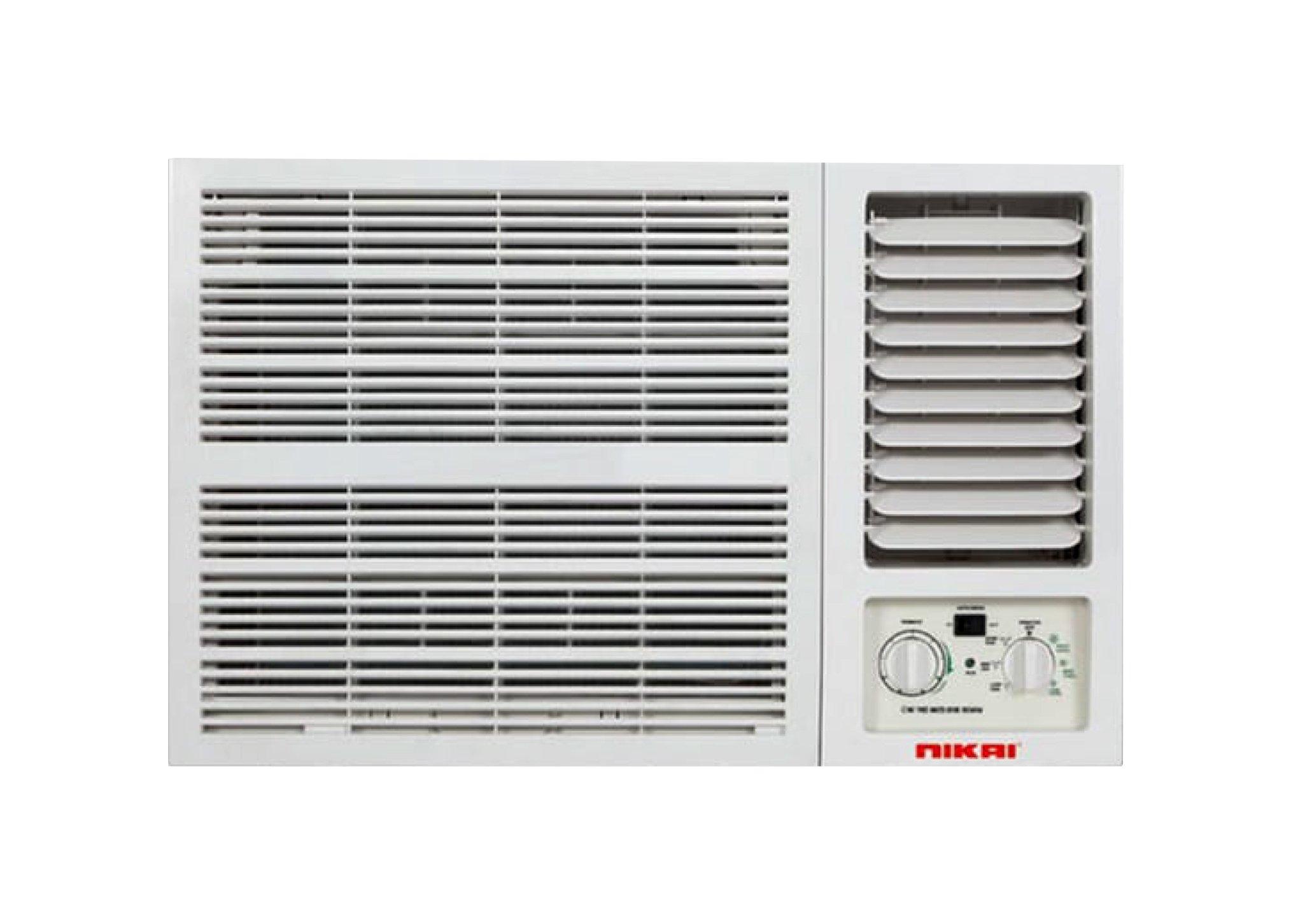 Nikai 1.5T Window A/C T3 Rotary Compressor 18000BTU 6 Stars White ...