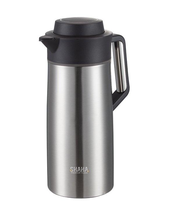 SHAHA, Stainless Steel Vacuum Flask 2L, Steel - eXtra