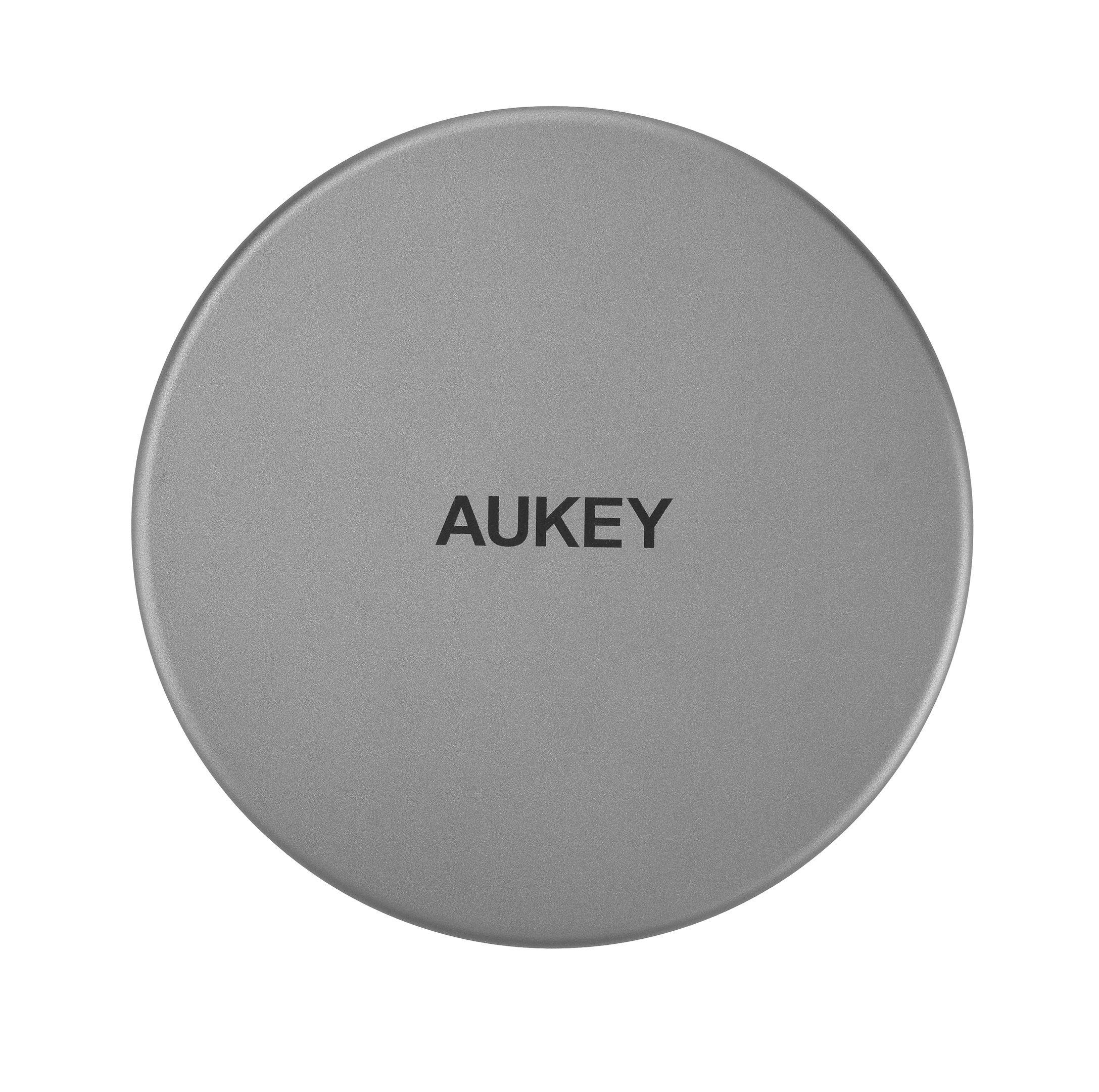 AUKEY Fusion Aura Magnetic Wireless Charger, 15W, Gray - eXtra