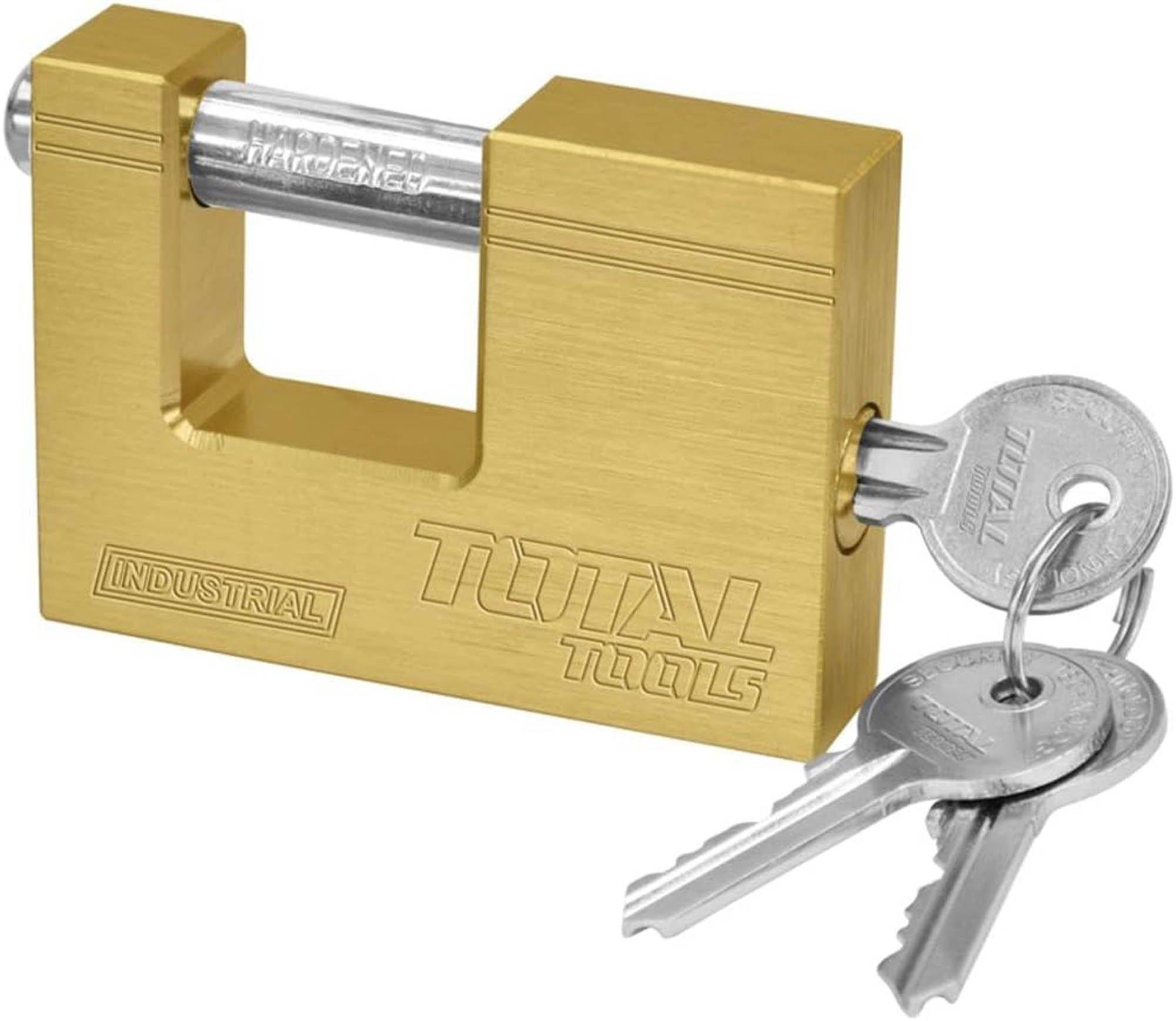 TOTAL, Brass Block Padlock 70Mm - eXtra