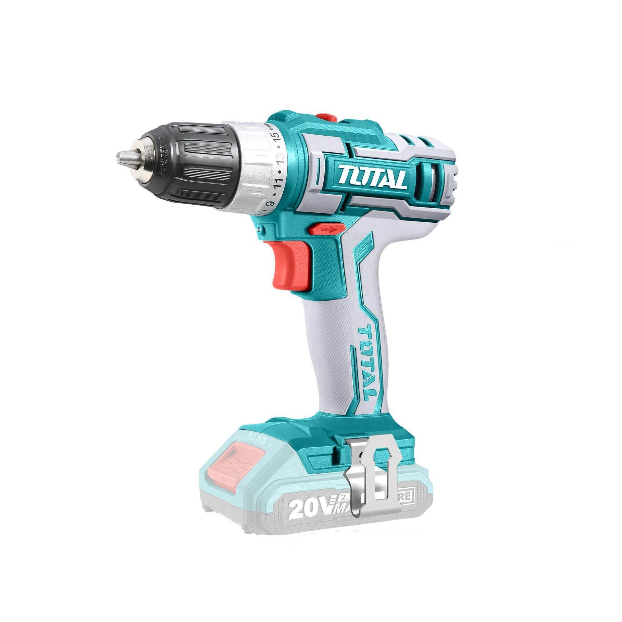 TOTAL, Li Ion Cordless Drill With Mini Chopper,20V - eXtra