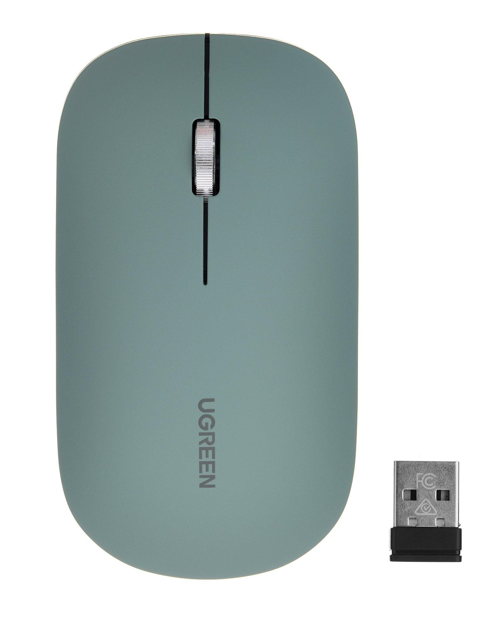 UGREEN Wireless Mouse, Up To 4000 DPI, Green - eXtra